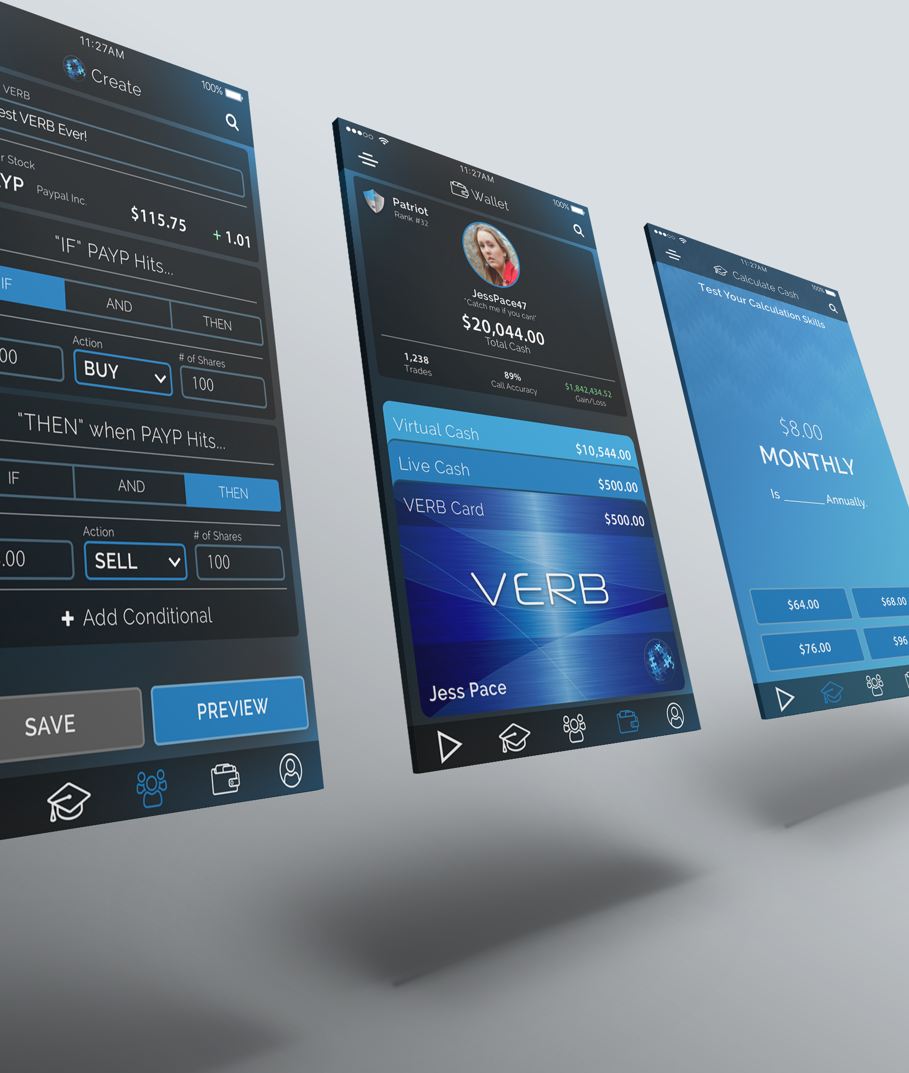 VERB - FinTech Mobile App & Website - Wick + Bone - Your Creative Partner